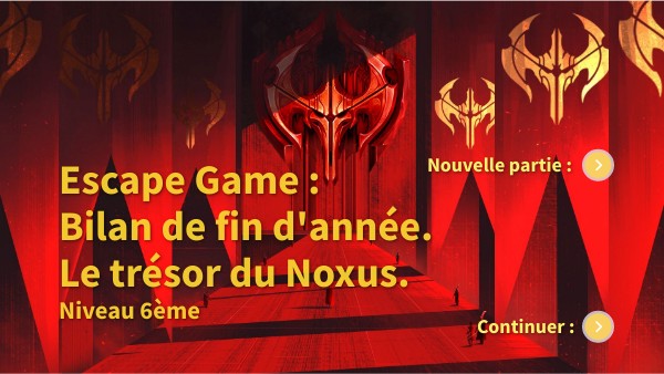 Escape Game Bilan 6ème | Genially