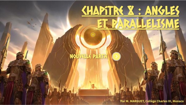 Chap 8 : Angles et Parallélisme 5ème | Genially