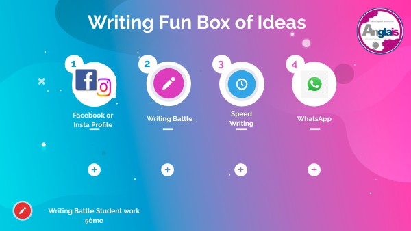 Writing Fun Box | Genially