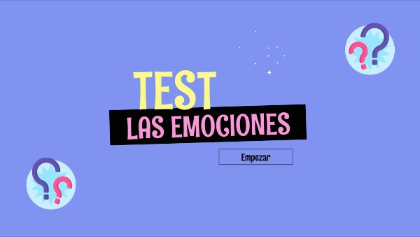 QUIZ EMOCIONES | Genially