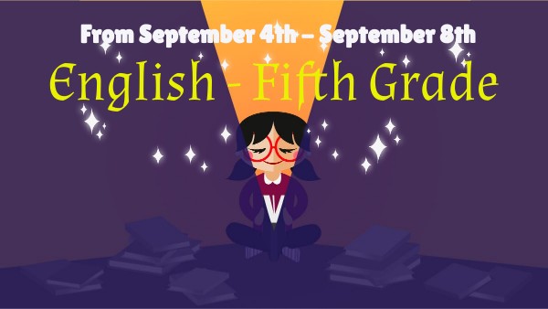English From September 4th - 8th | Genially
