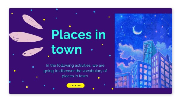 Places in town | Genially