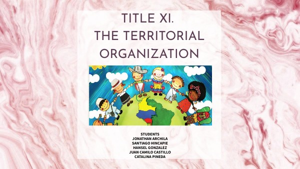 TITLE XI. THE TERRITORIAL ORGANIZATION