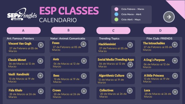 CALENDARIO ESP | Genially