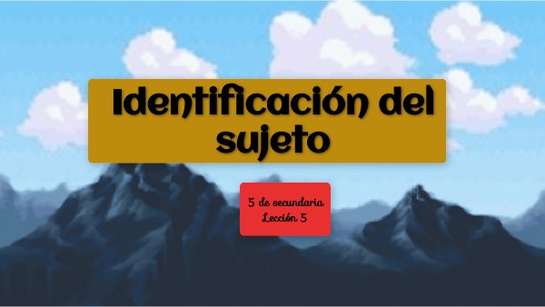 5 sec. Leng. Lecc 5. IV B | Genially