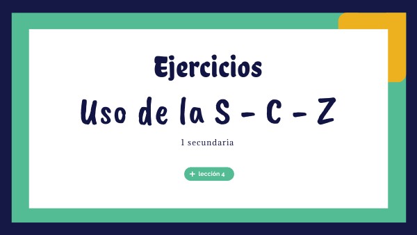 1 sec. Leng. Lecc 4. IV B