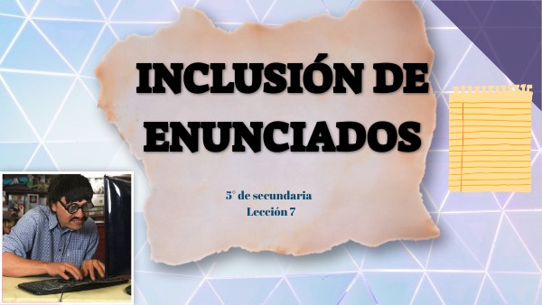 5 sec. RV. Lecc 7. IIB | Genially