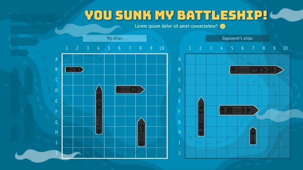 Verb tense review YOU SUNK MY BATTLESHIP!