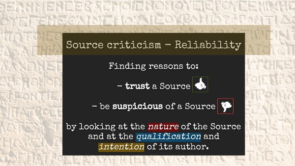 Source criticism | Genially