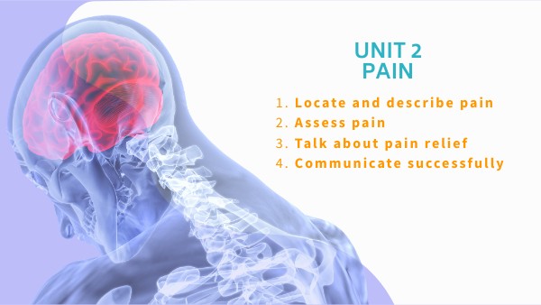 Unit 2 Pain Vocabulary 2 | Genially