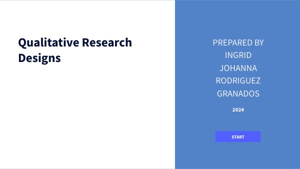 Copia - RESEARCH DESIGNS - CLASS No. 2 | Genially