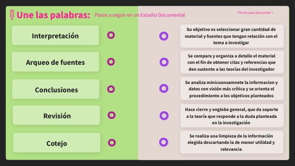 Pasos Estudio Documental | Genially