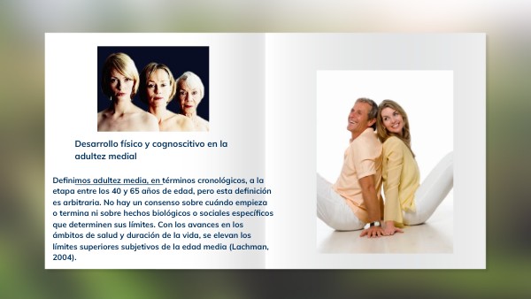 Desarrollo físico en la adultez media. | Genially