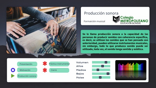 Producción sonora | Genially