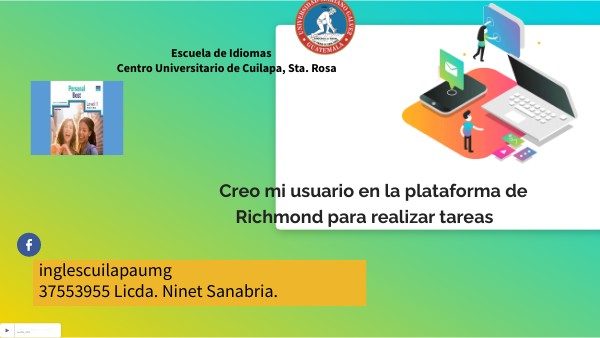 Creo mi usuario en la plataforma de Richmond