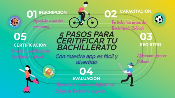 5 pasos para obtener tu certificado Colbach | Genially