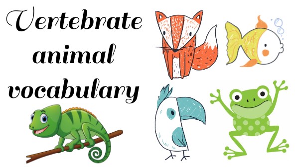 VERTEBRATE ANIMAL VOCABULARY