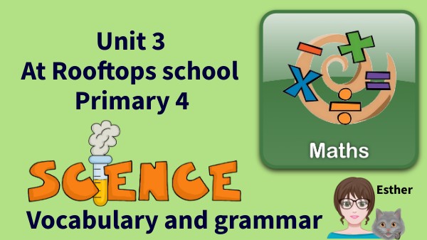 AT ROOFTOPS SCHOOL VOCABULARY AND GRAMMAR | Genially