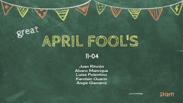 APRIL FOOL'S | Genially