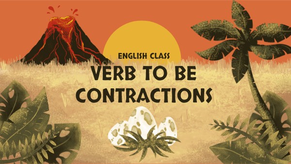VERB TO BE contractions
