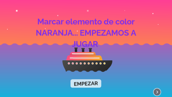 a jugar con el color Naranja