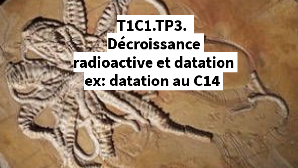 ES 1ère seggar TP3 décroissance radioactive et datation C14 copie