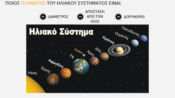 Το Ηλιακό μας Σύστημα | Genially