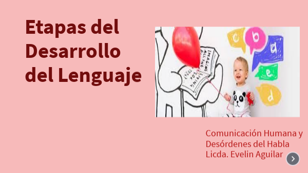 Etapas del desarrollo del lenguaje | Genially