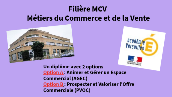 Presentation Bac Pro MCV Pierre Ori | Genially