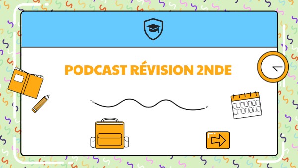 podcasts révision 2nd | Genially
