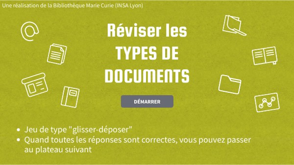 Types de documents | Genially