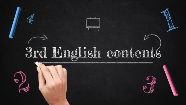 3rd graders contents | Genially