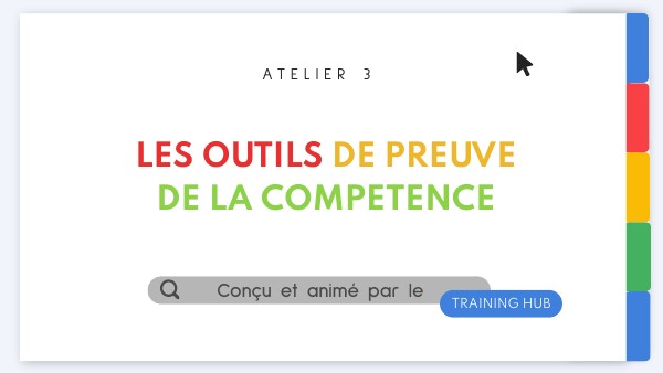 OUTILS DE PREUVE DE LA COMPETENCE - Essai
