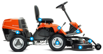 Husqvarna R112C Ride-on Lawn Mower