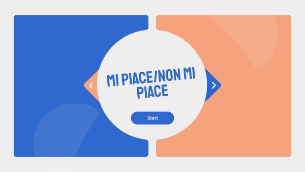 Mi piace/non mi piace | Genially