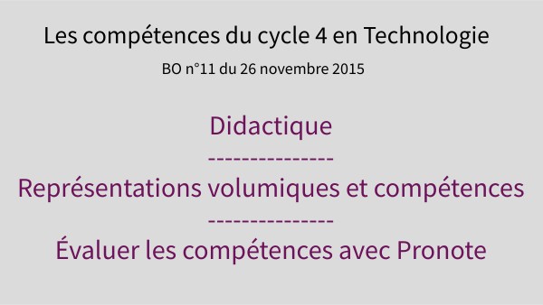 Compétences - Pronote | Genially