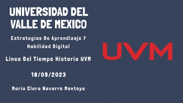 Línea Del Tiempo - Historia UVM | Genially