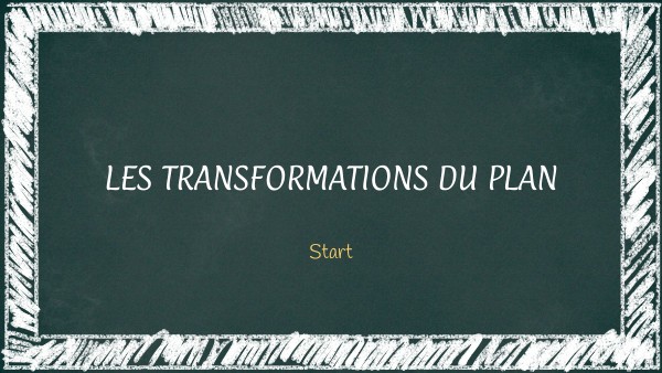 Les transformations du plan -rappel isométries | Genially