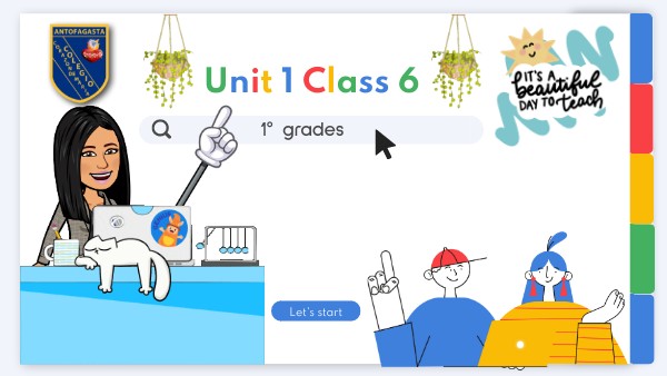 1° Unit 1 - Class 6 | Genially