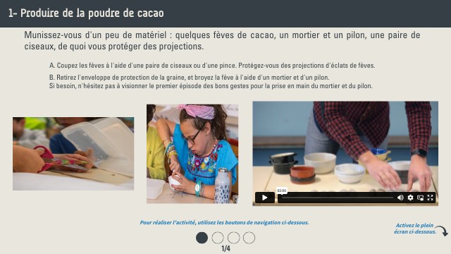 Mise en situation chocolat - activité | Genially