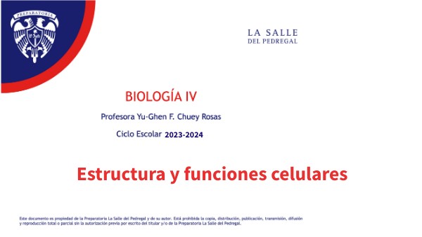 Estructura y funciones celulares