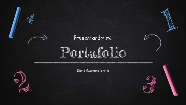 David Guevara 3ro B - Portafolio
