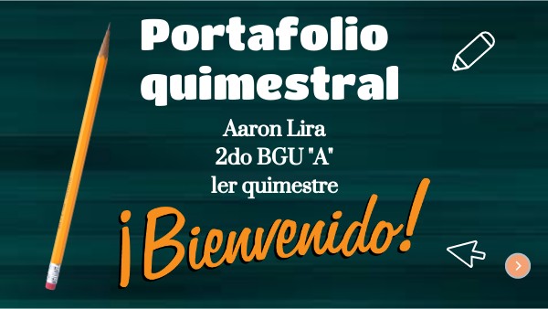 Portafolio 3ro B quimestral Aaron Lira