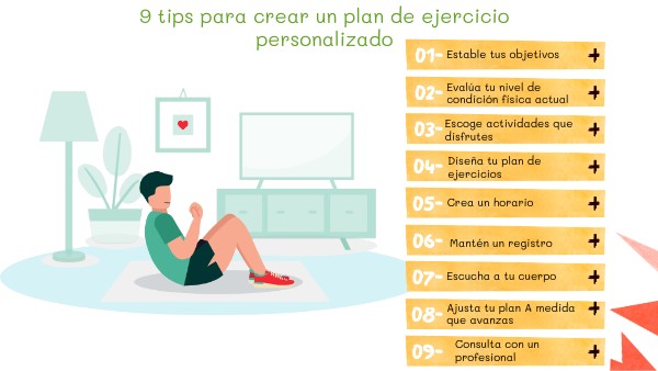 9 tips para crear un plan de ejercicio personalizado | Genially