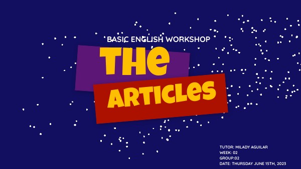 5.2 The articles presentation template | Genially