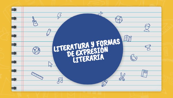 Formas de expresión literaria | Genially