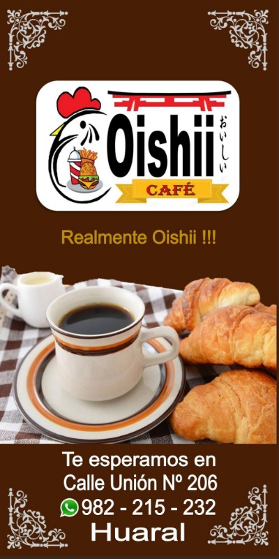 CARTA OISHII CAFÉ | Genially