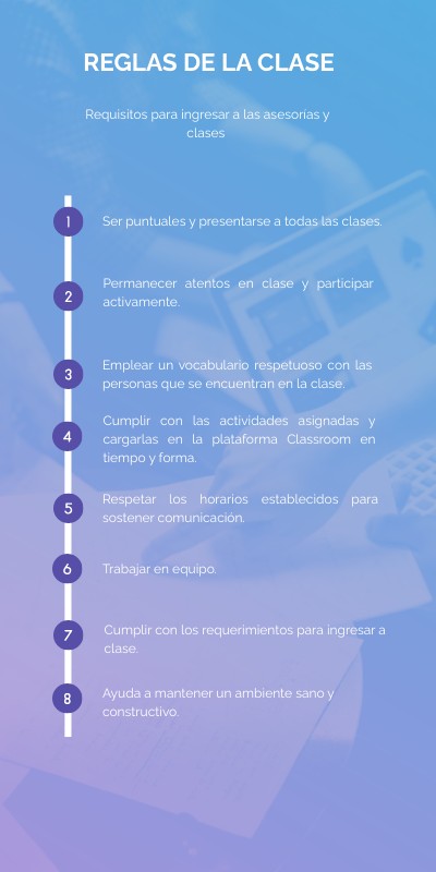 REGLAS DE LA CLASE | Genially