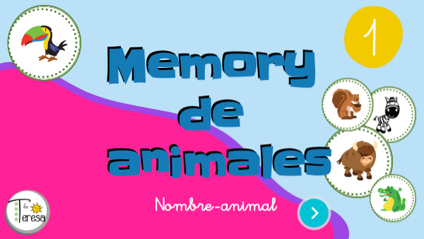 Memory de animales 1 | Genially