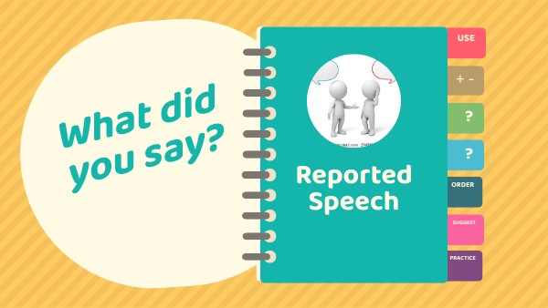 b 1 reported speech | Genially